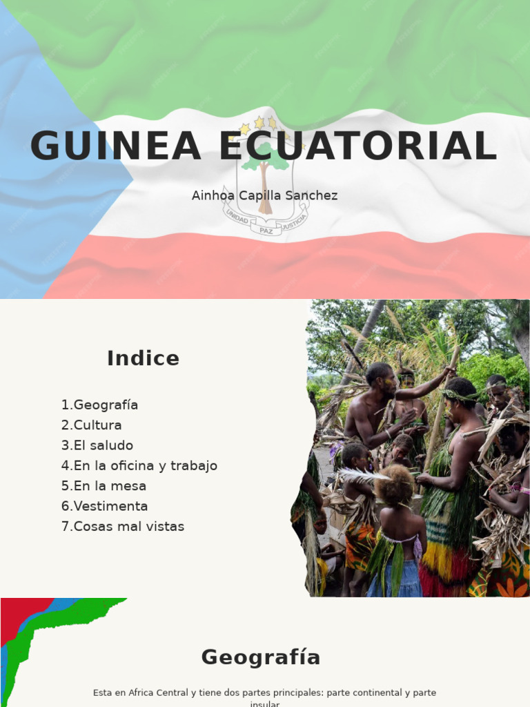 Presentacion Guinea Ecuatorial | PDF | Ropa | Moda