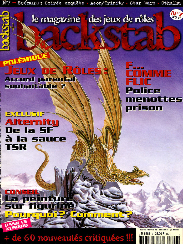 Backstab 007 (Janvier-Février 1998) | PDF