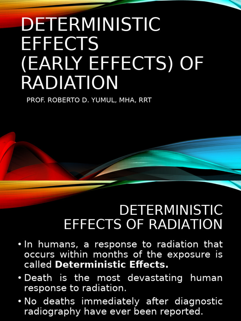 Early Effects of Radiation Exposure | PDF | Skin | Acute Radiation Syndrome