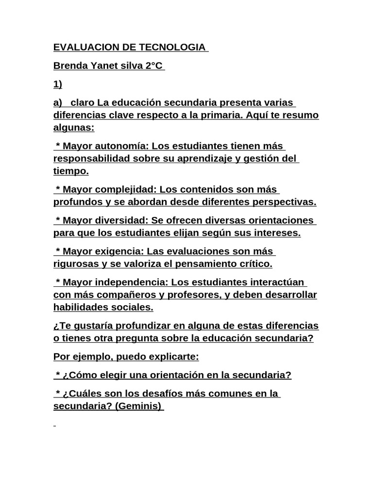 Brenda Silva 2 C | PDF | Enseñando | Evaluación