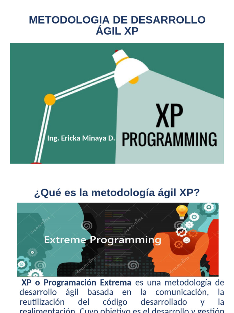 Metodología Ágil XP: Características y Roles | PDF | Ciencias de la ...