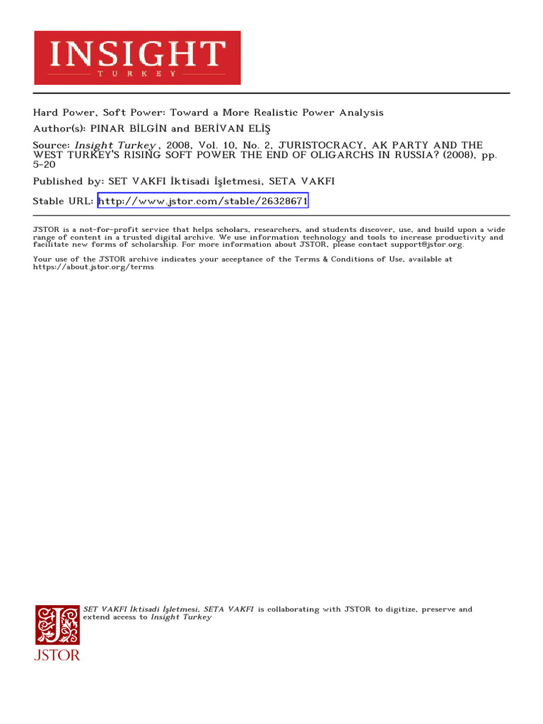 Realistic Power Analysis in IR | PDF | Soft Power | International Relations