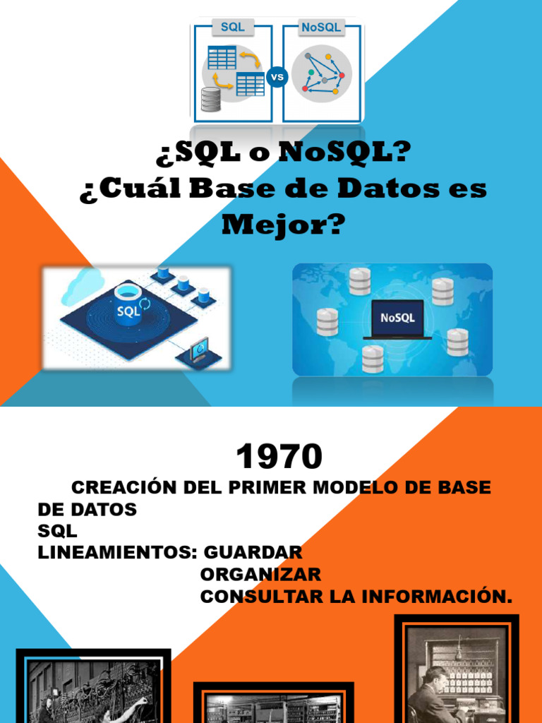 SQL o NoSQL | PDF