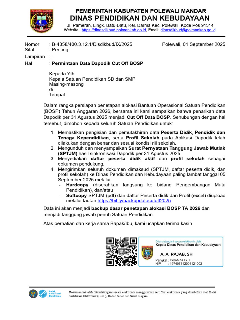 Surat Permintaan | PDF