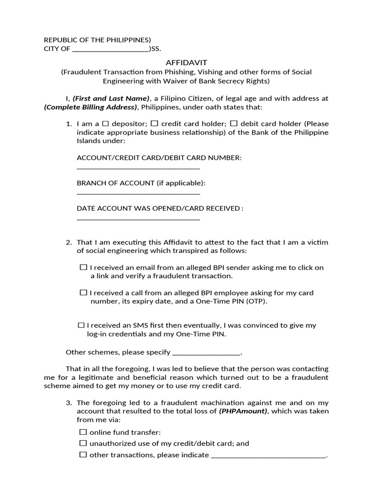 Fraud Victims Affidavit 2023 | PDF | Affidavit
