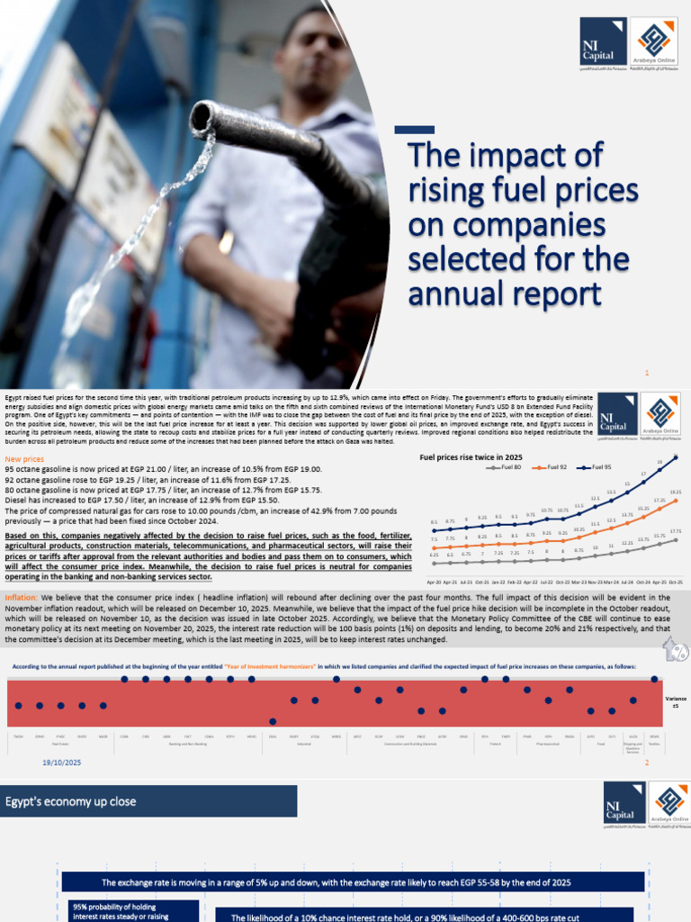 The Impact of Rising Fuel Prices on Companies Sele_251019_152641 | PDF ...