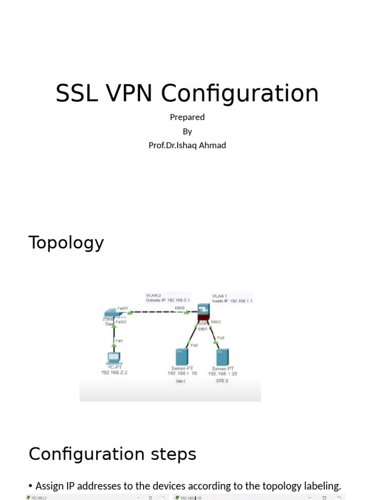 SSL VPN Configuration Guide | PDF