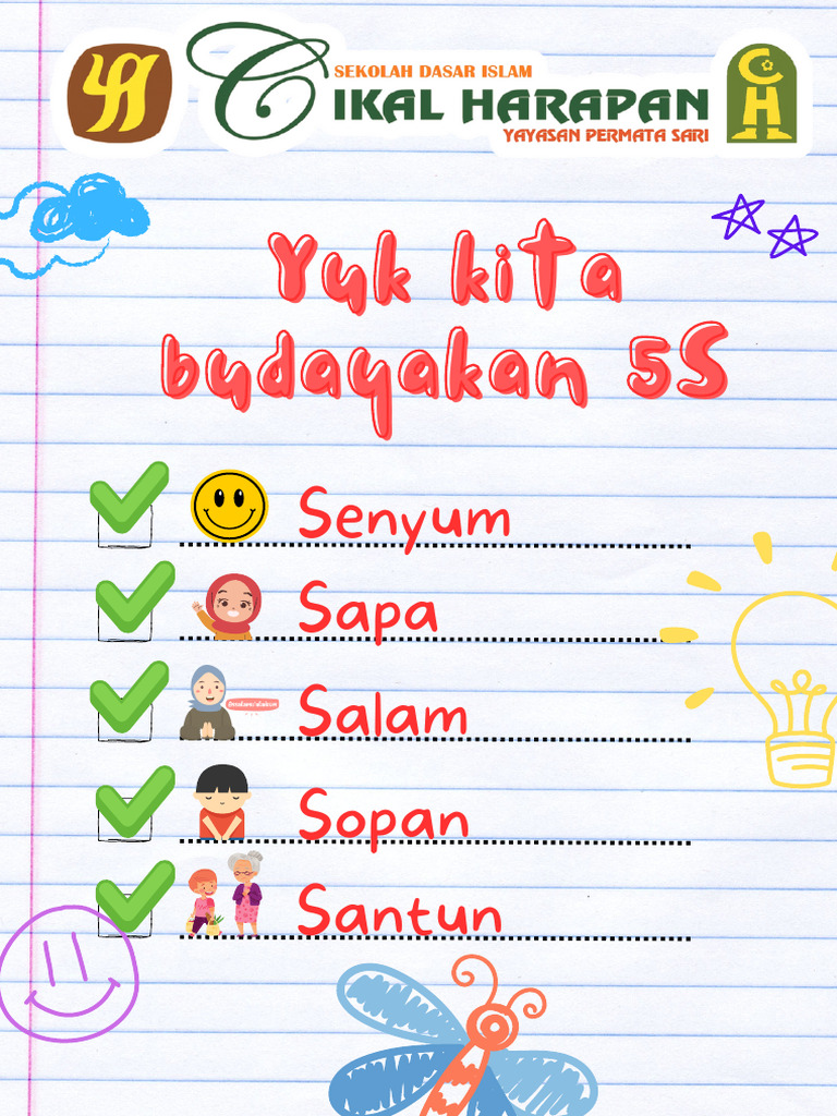 Budaya 5S: Senyum, Sapa, Salam, Sopan, Santun | PDF