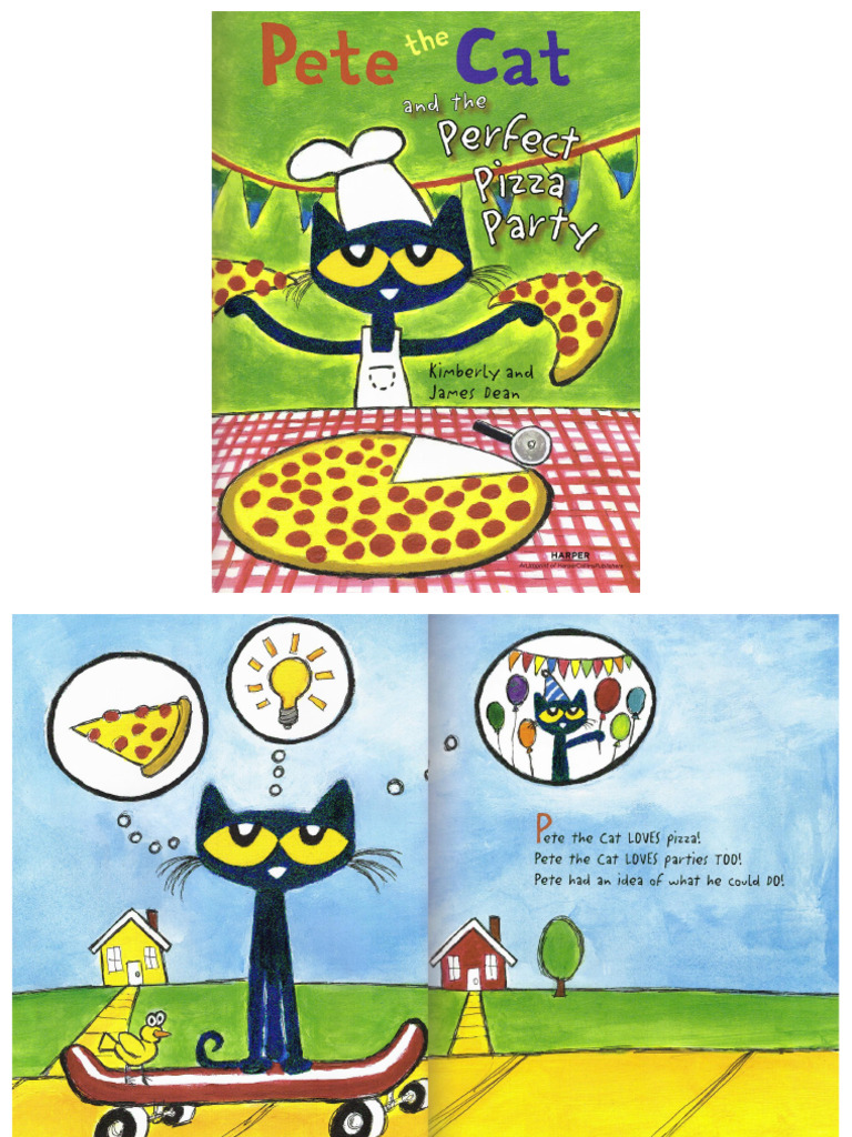 Pete The Cat and The Perfect Pizza Party | PDF