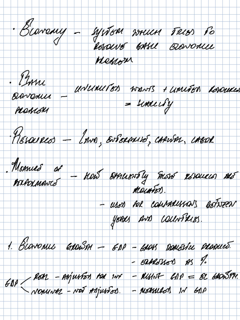Intro To Measures of Economic Performance | PDF | Economics ...