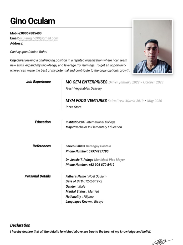 My Resume 2 | PDF