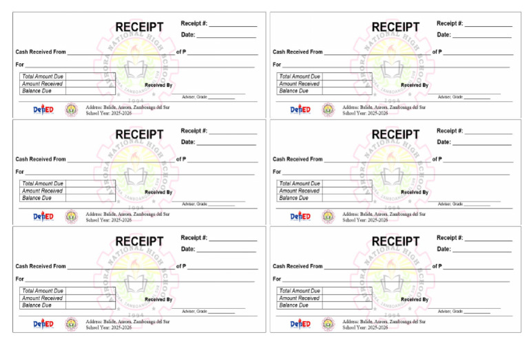 Temporary Receipt | PDF