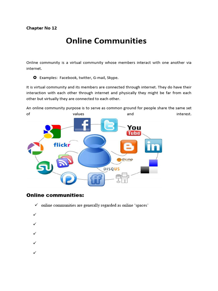 Understanding Online Communities | PDF | World Wide Web | Internet & Web