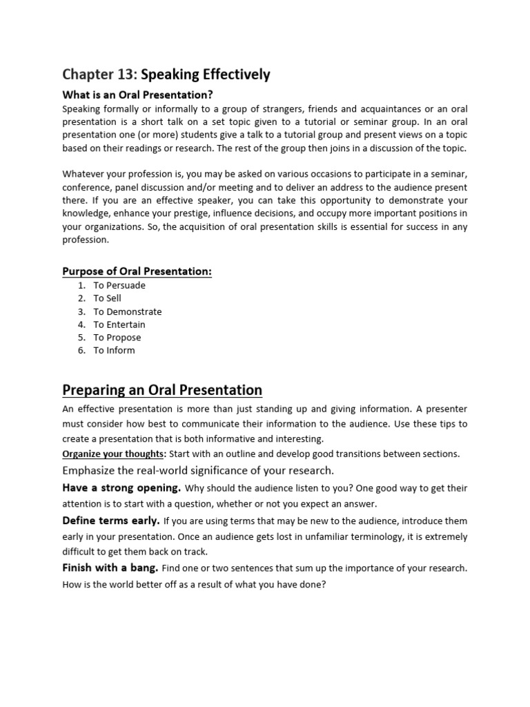 Mastering Oral Presentation Skills | PDF | Anxiety | Public Speaking