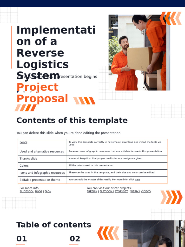 Implementation of A Reverse Logistics System Project Proposal by Slidesgo | PDF | Expense ...