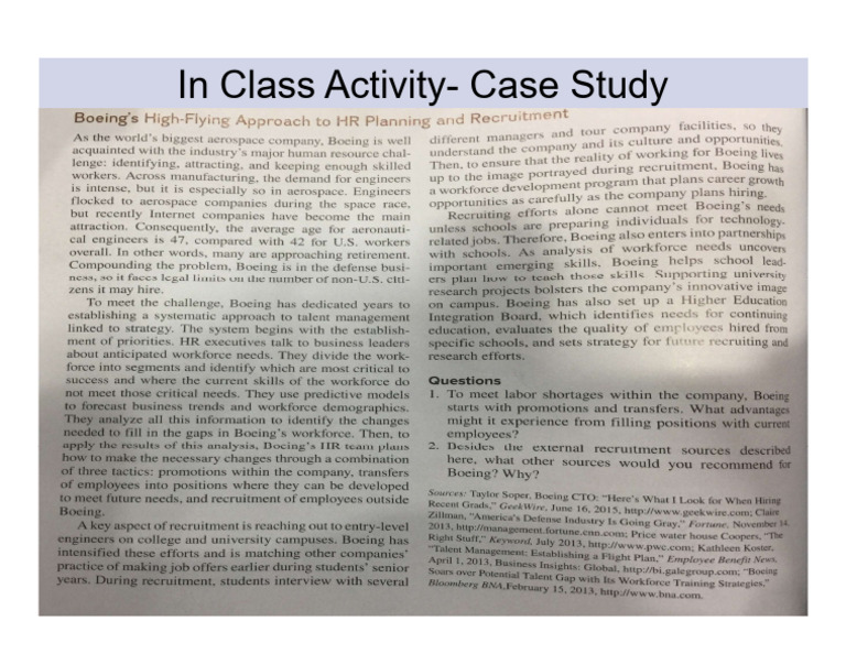 In Class Activity-Case Study: ©Mcgraw-Hill Education | PDF