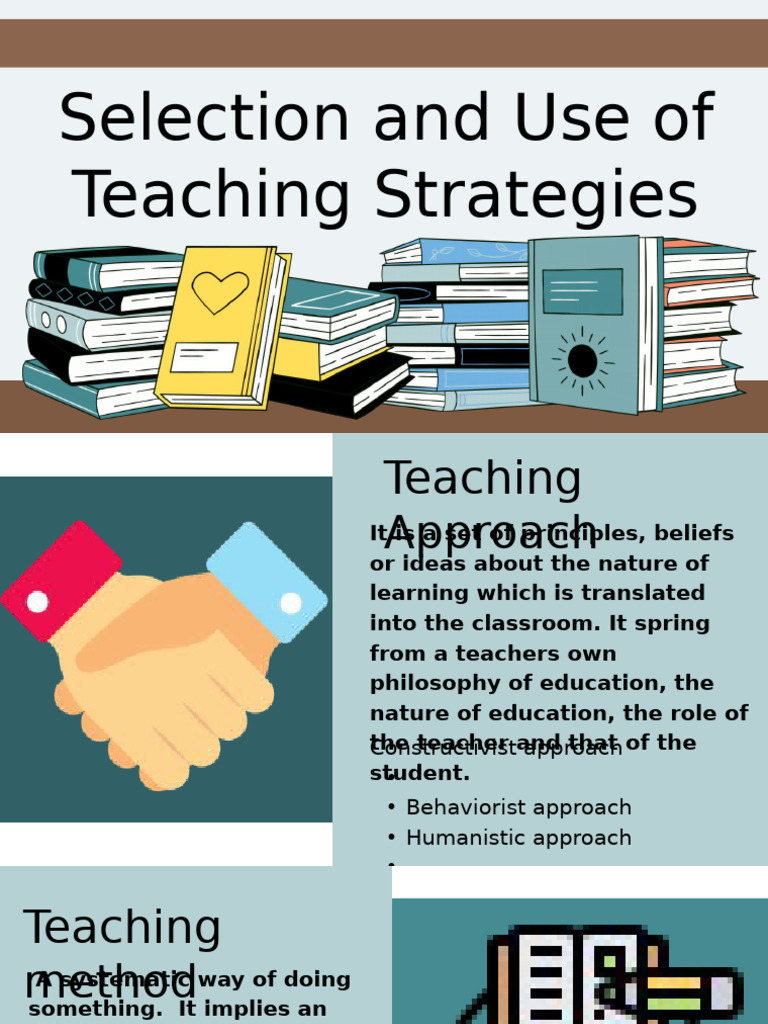Effective Teaching Strategies Overview | PDF | Learning | Question