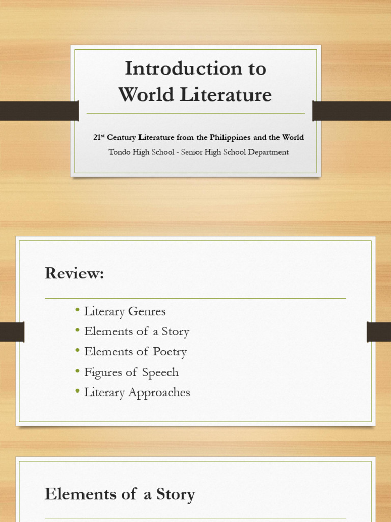 Overview of World Literature Genres | PDF | Poetry | Literary Theory