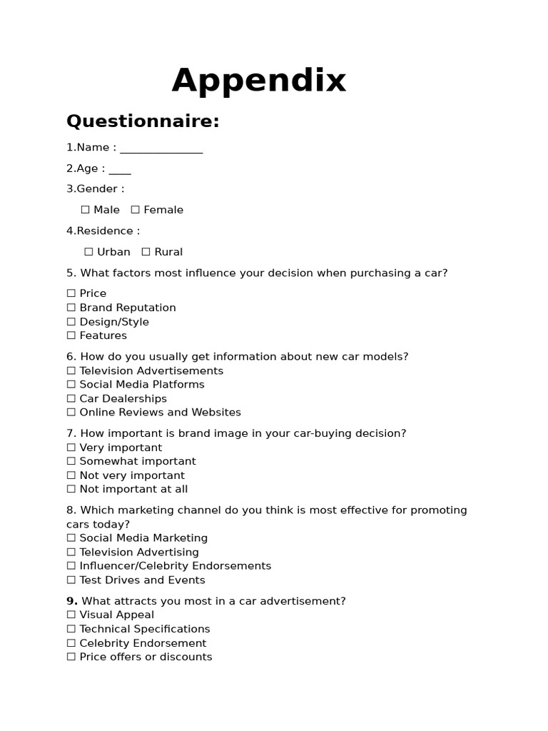 Appendix | PDF