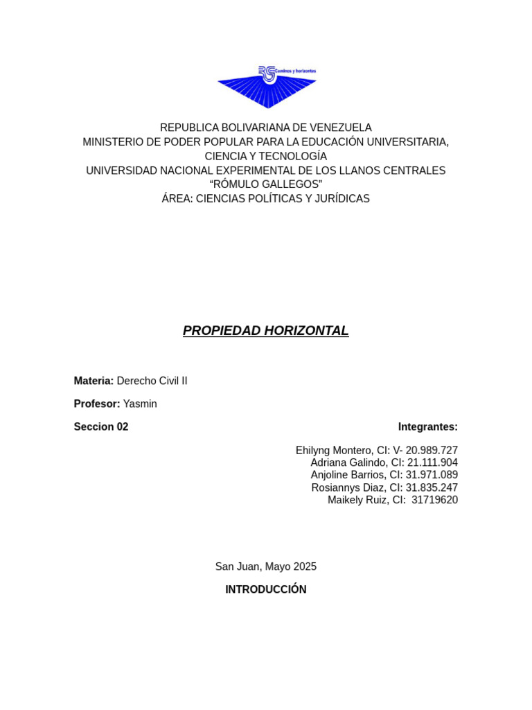 Propiedad Horizontal | PDF | Condominio | Propiedad