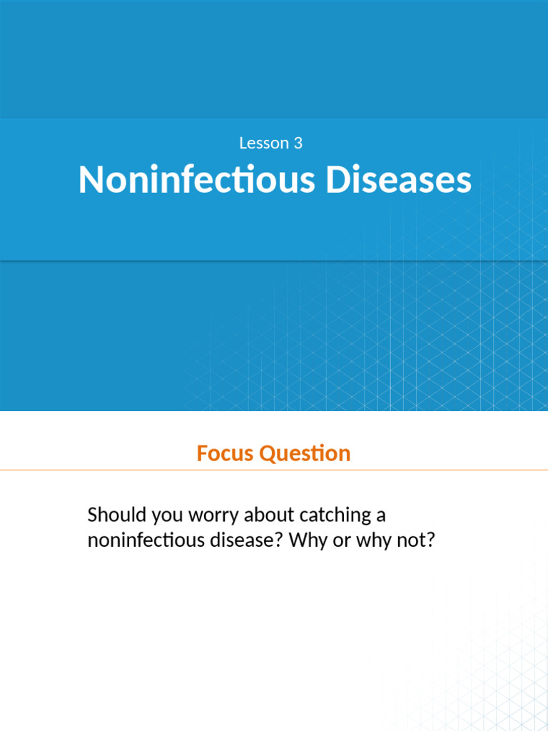 CA Lesson 3 Noninfectious Diseases | PDF | Allergy | Inflammation
