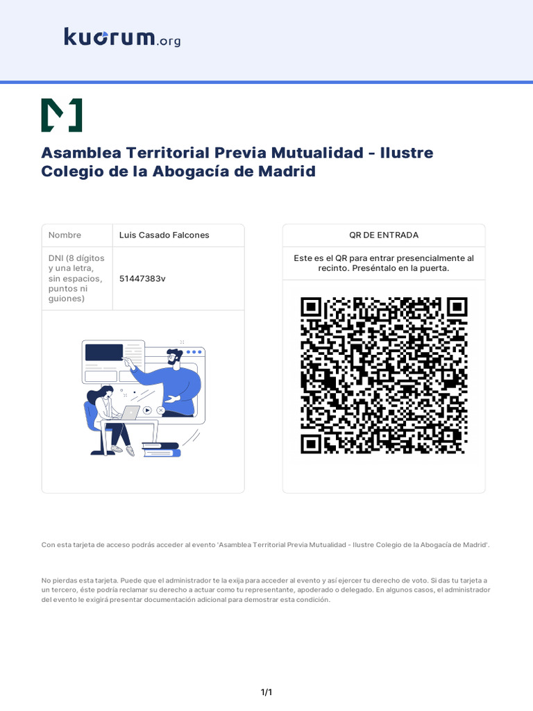 Attendance Ticket | PDF