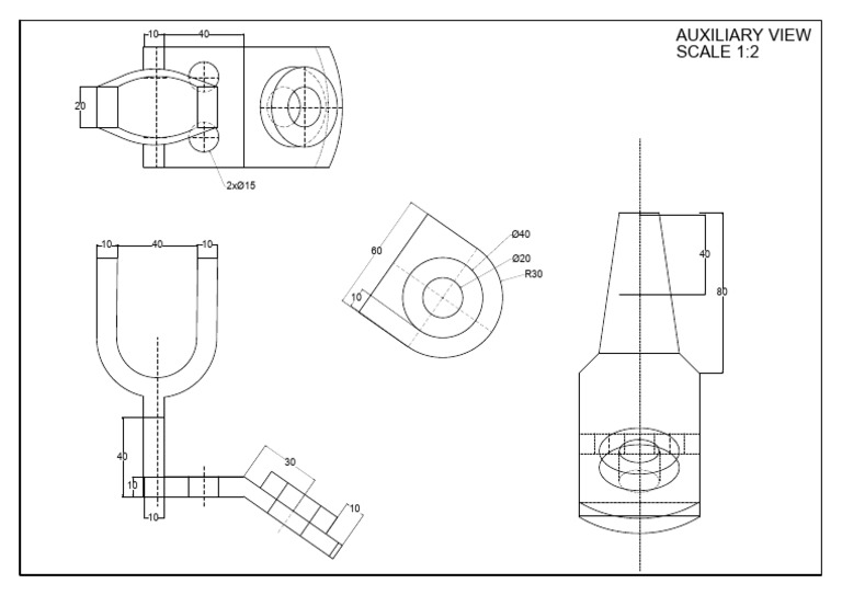 Auxiliary View | PDF