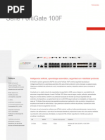 Hoja de Datos FortiGate 100F | PDF | Cortafuegos (informática) | Red de ...