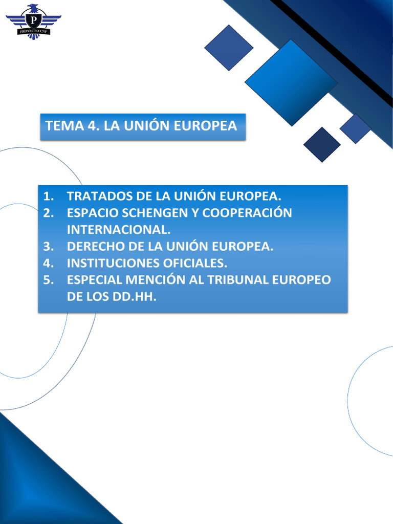 Tratados Clave de la Unión Europea | PDF | Comunidad Económica Europea ...