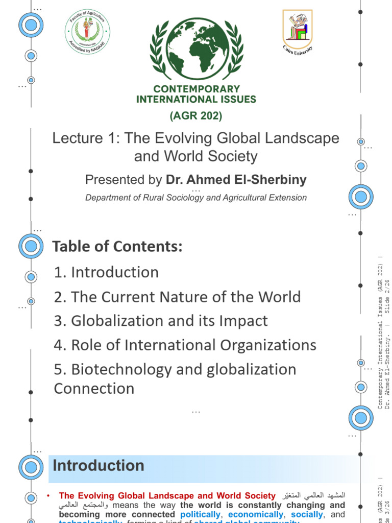 Globalization and International Issues Overview | PDF | Globalization ...