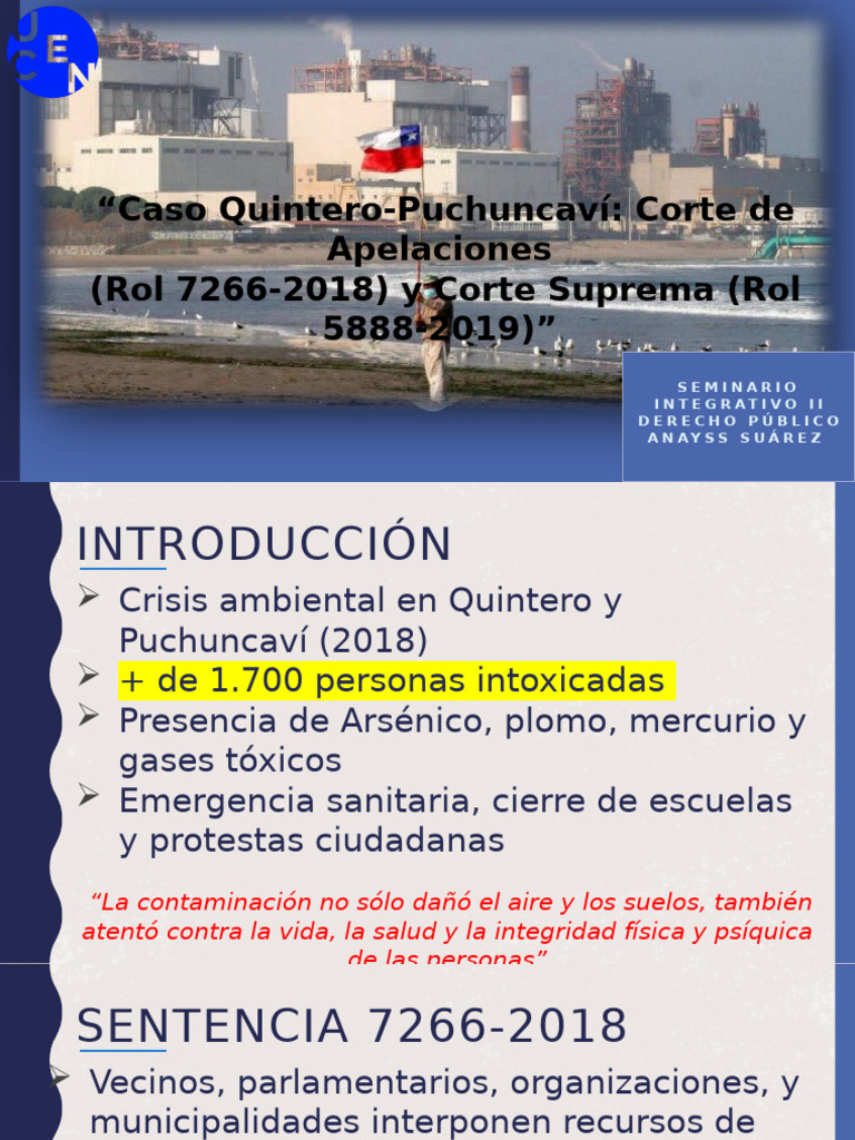 Caso Quintero y Puchuncaví | PDF | Justicia | Crimen y violencia
