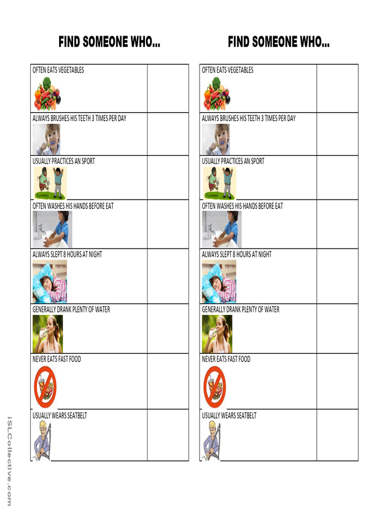 Healthy Habits Scavenger Hunt Guide | PDF