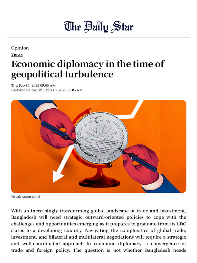Economic Diplomacy for Bangladesh's Growth | PDF | Market Access ...