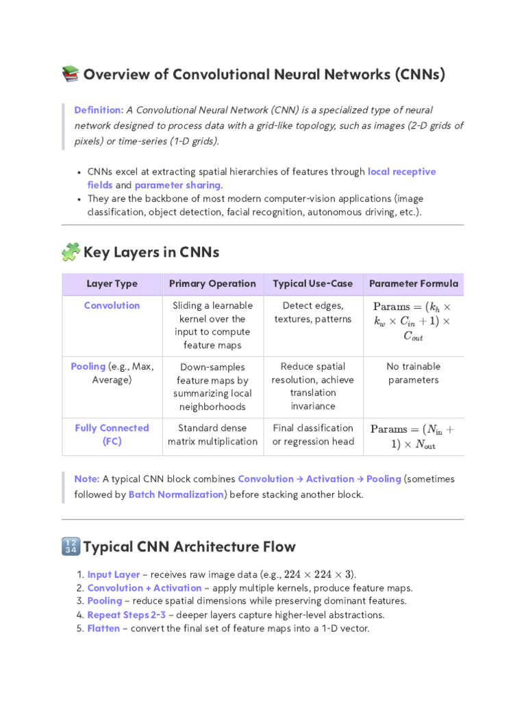 What Is Convolutional Neural Network (CNN) - CNN Intution | PDF ...