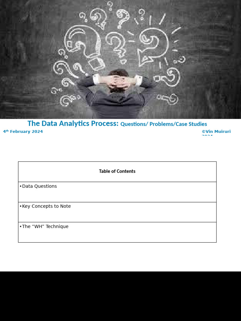 Lesson 7 - Data Questions | PDF | Data Analysis | Data