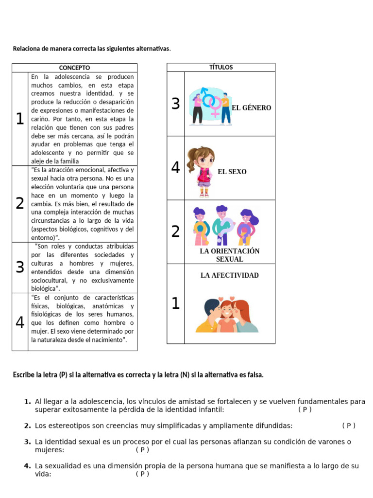 Examen III Bim DPCC | PDF | Hombre | Mujer