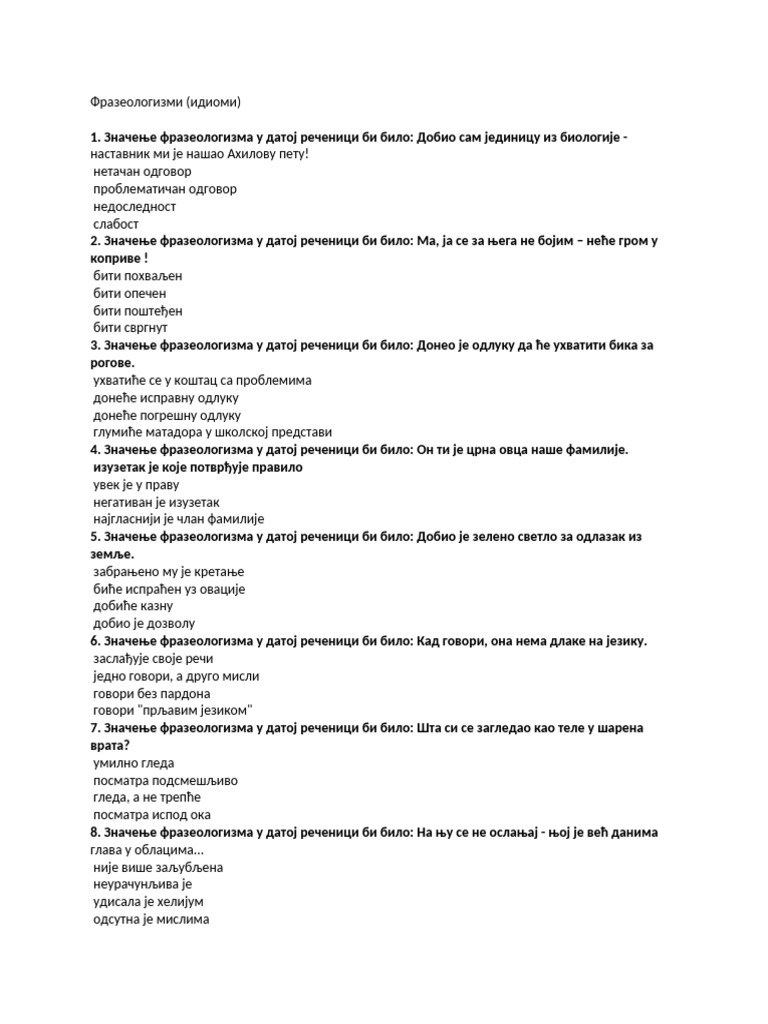 Fraze Olo Giz Mi | PDF