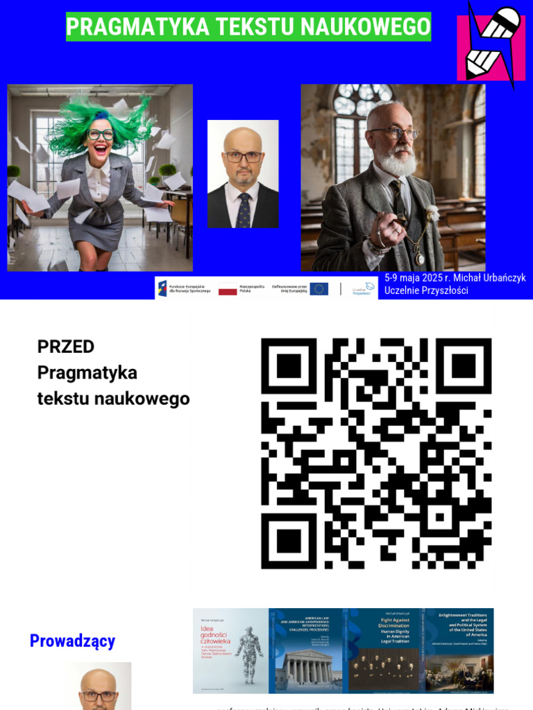 Urbańczyk Pragmatyka Tekstu Naukowego NCBR | PDF