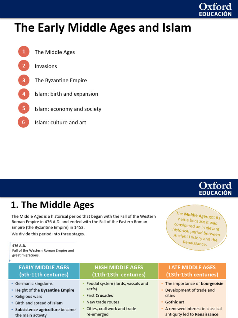 Early Mid Ages Islam Presentation | PDF | Byzantine Empire | Middle Ages