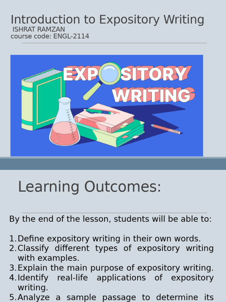 Expository Writing: Definition & Types | PDF | Essays | Information