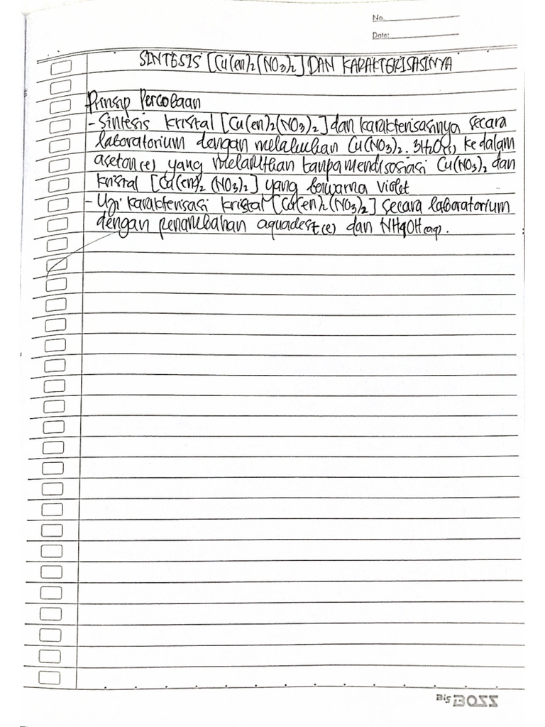 Prinsip Fs Data (Cu (En) 2 (NO3) 2) | PDF