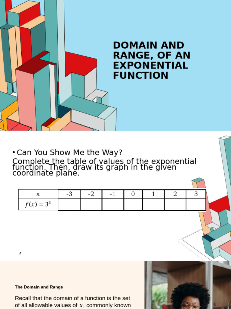 Domain Range Intercepts Zeroes and Asymptote | PDF | Function ...