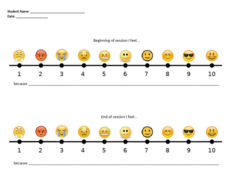 Session Reflection and Feelings Survey | PDF