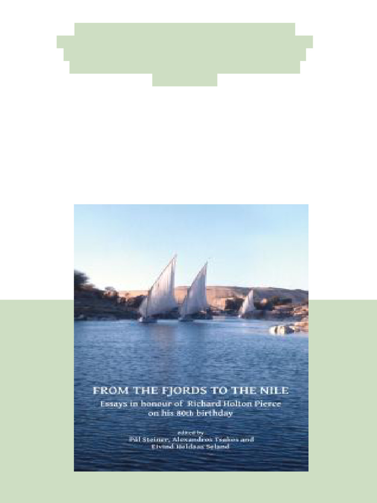 (Ebook) From the Fjords to the Nile: Essays in Honour of Richard Holton ...