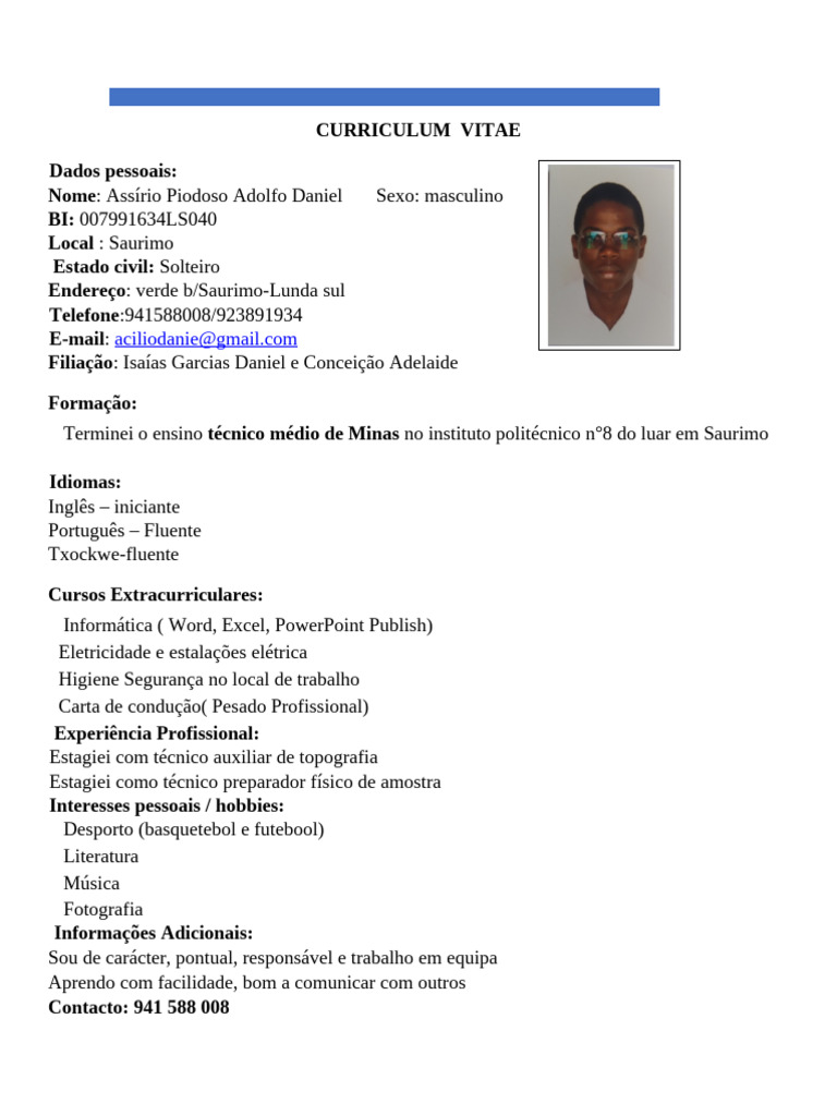 Curriculum Vitae Modelo | PDF