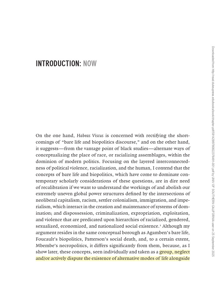 Wehelyie - Introduction. Habeas Viscus | PDF | Race (Human ...