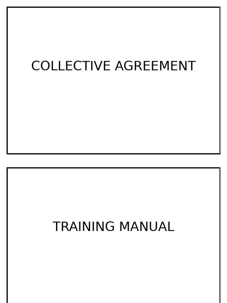 Collective Agreement | PDF