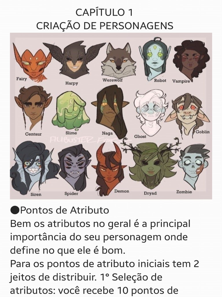 Livro Do RPG de Elementos - Pré Alpha | PDF