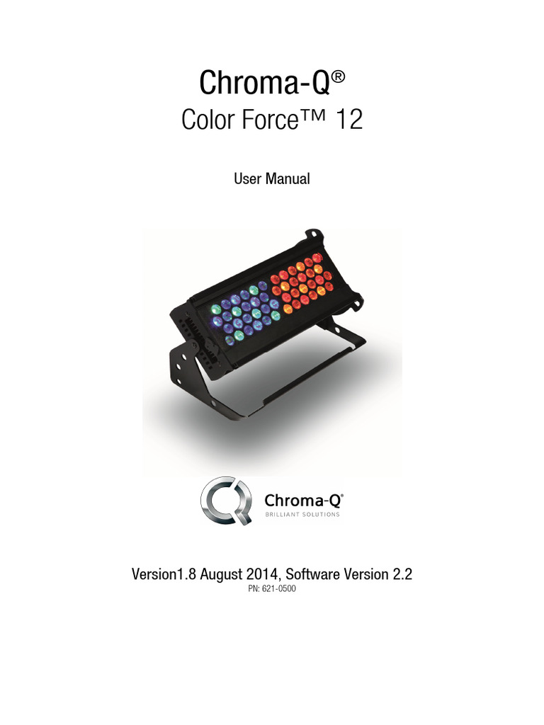 Color Force 12 User Manual | PDF | Color | Rgb Color Model