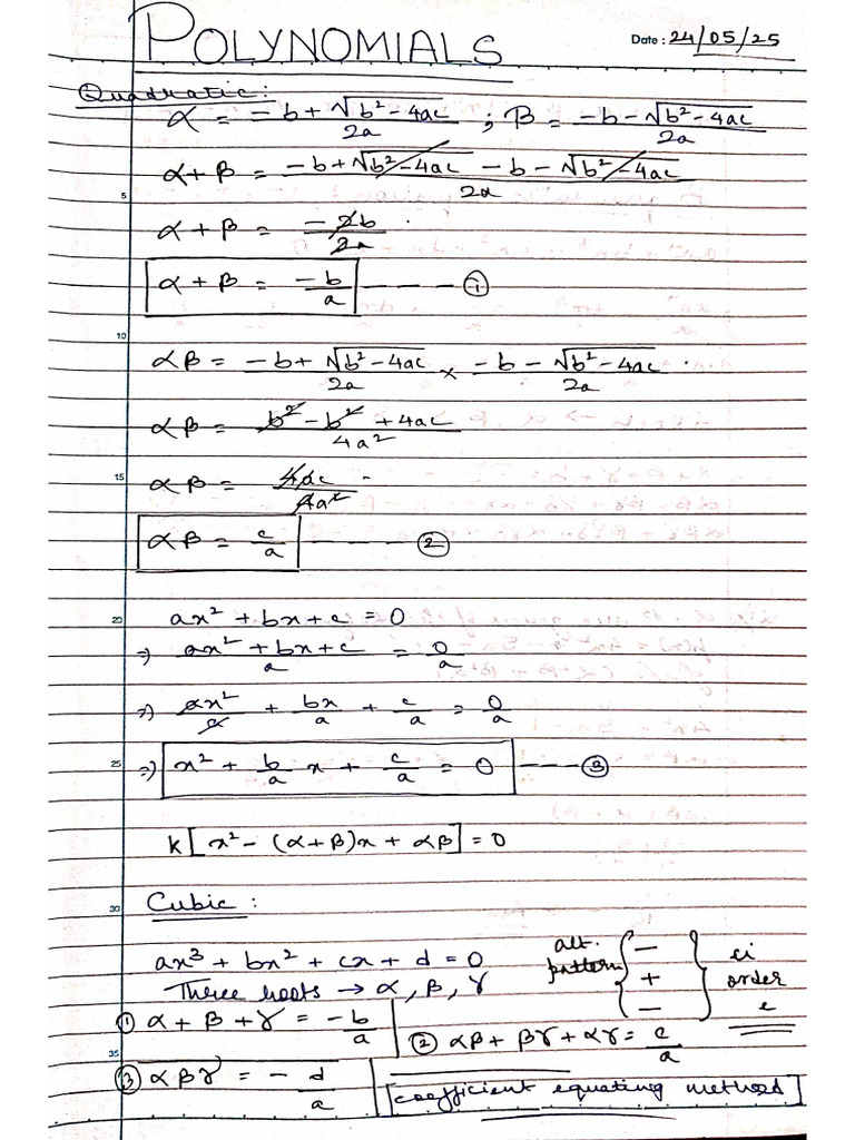 Polynomials All Sums | PDF